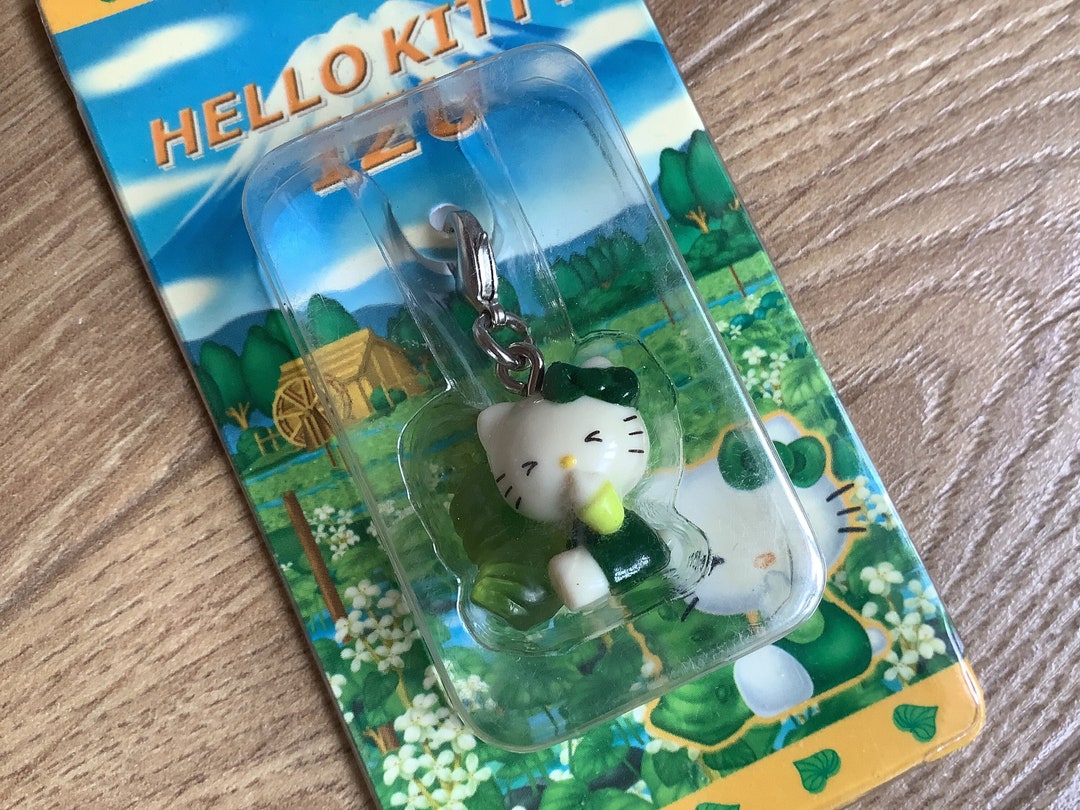 Hello Kitty With Wasabi Wallet Charm, Bag Charm, Key Charm, Sanrio - Etsy