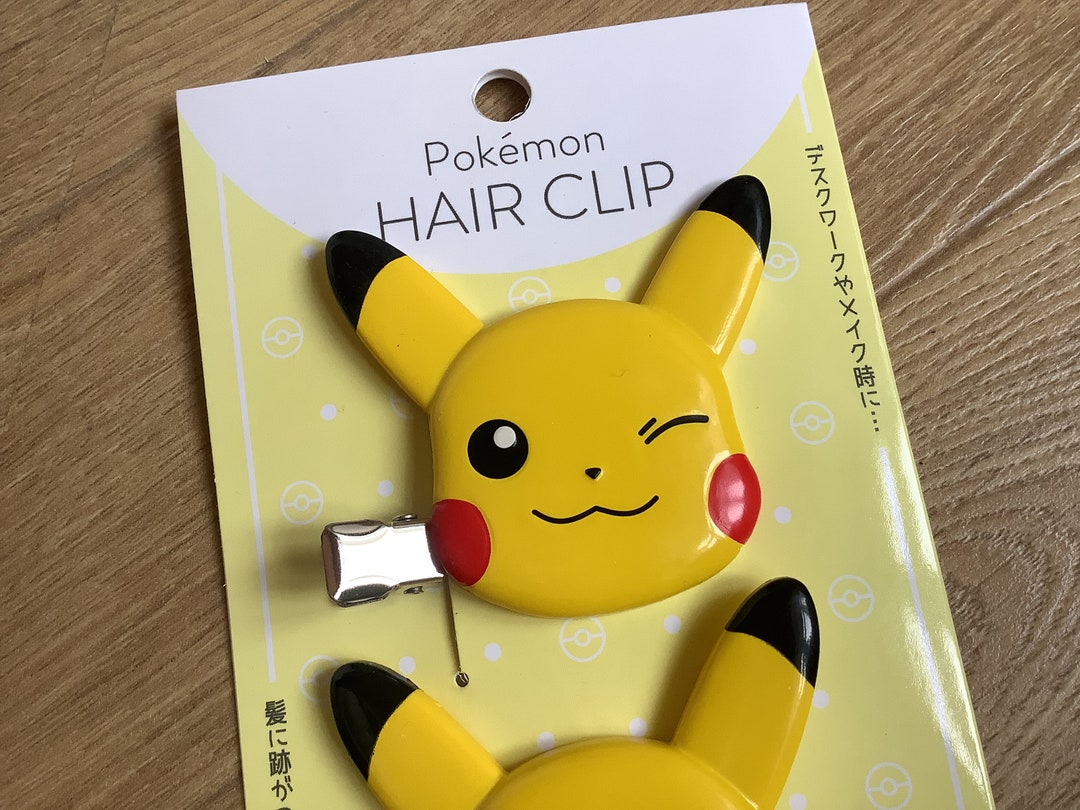 Pikatue, Pokemon Hair Clips, Set of 2 - Etsy