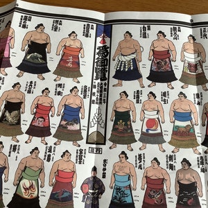 Japanese Sumo Wrestler's Poster, Washi Paper Poster - Etsy