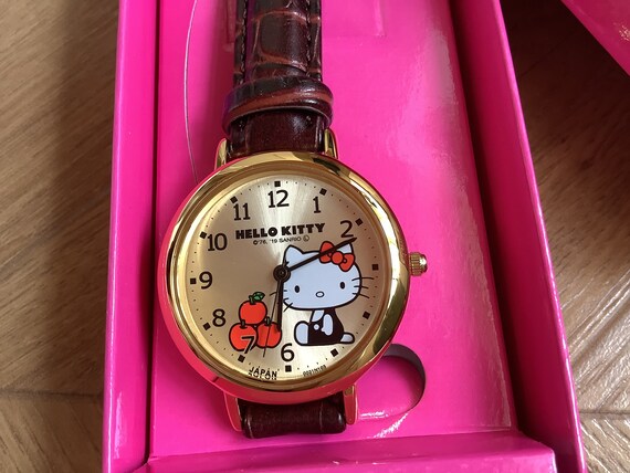 Hello Kitty Wrist Watch, Sanrio, Casio, Made in Japan - Gem