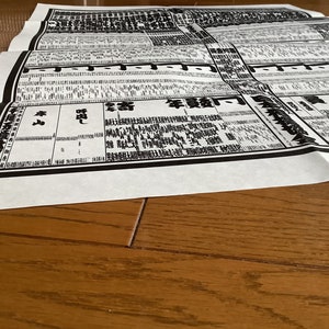 Japanese Sumo Ranking Poster, Washi Paper Poster - Etsy