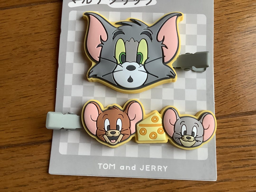 Tom and Jerry Multi Clips, Hair Clips , Set of 2 - Etsy