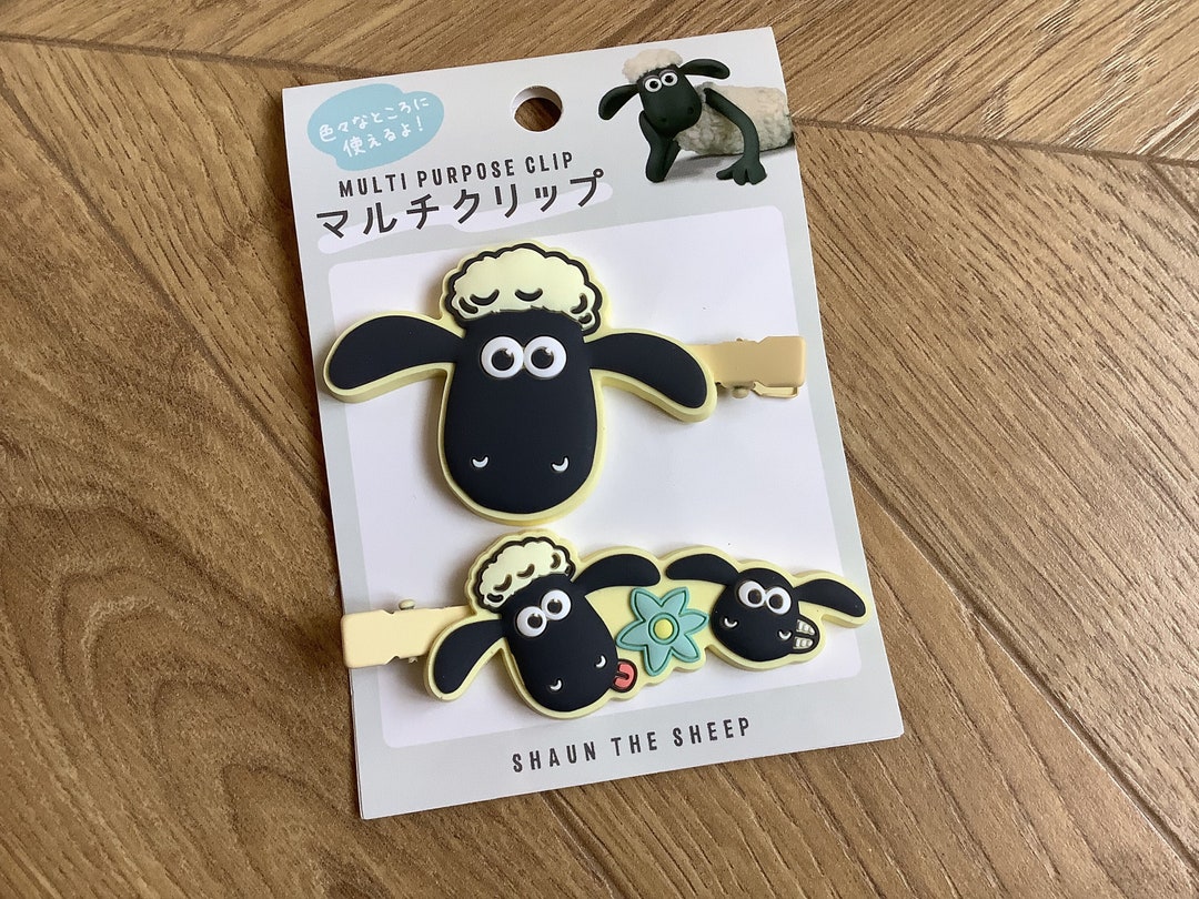 Shaun the Sheep Multi Clips, Hair Clips , Set of 2 - Etsy