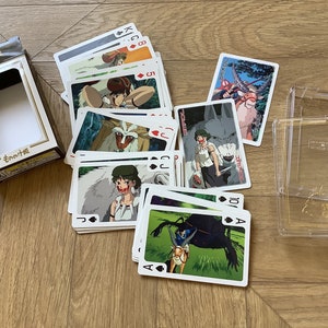 Princess Mononoke Playing Cards From Studio Ghibli - Etsy