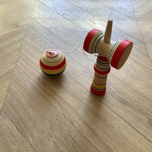 Kendama, Japanese Traditional Wooden Toy - Etsy
