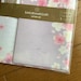 Japanese Sakura Cherry Blossom Pattern Letter Set, 6 Letter Sheets and ...