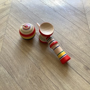 Kendama, Japanese Traditional Wooden Toy - Etsy
