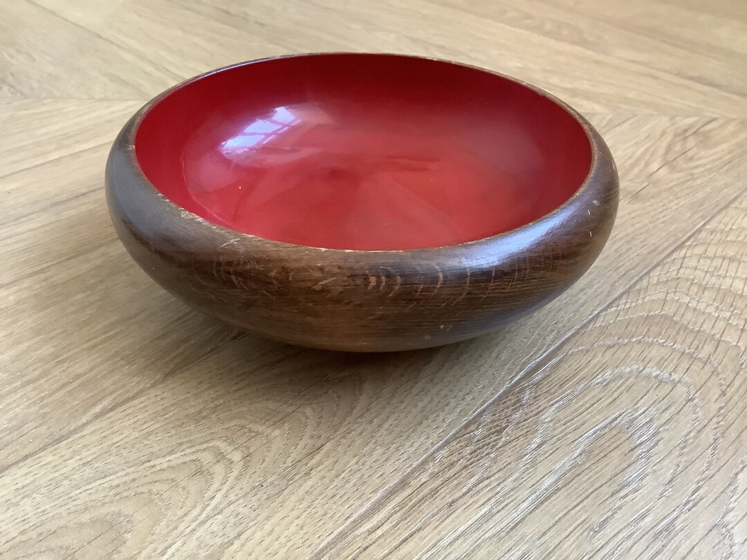 Vintage Japanese Lacquerware Bowl, 1977 - Etsy