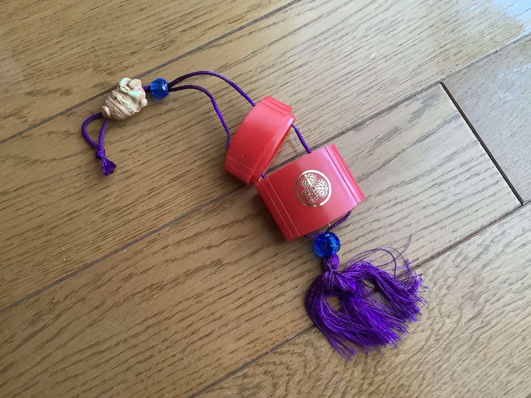 Vintage Japanese Inro Case, Inro Box for Traffic Safety, Protection for ...