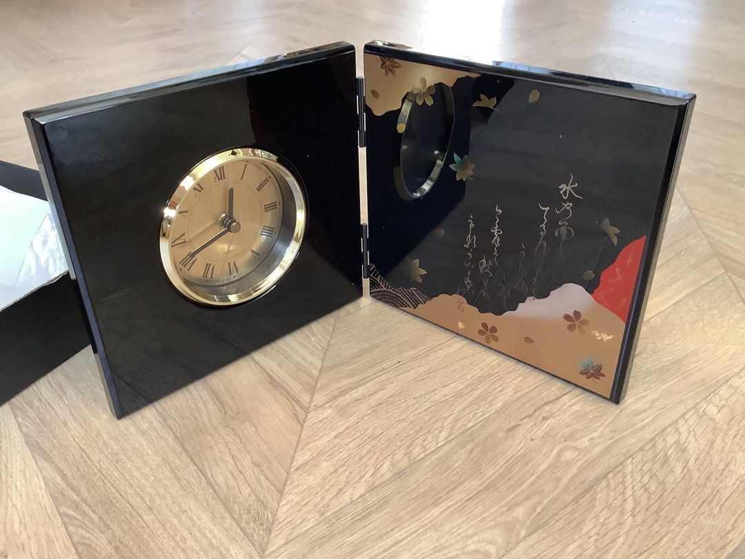 In Box Vintage Japanese Folding Clock - Etsy