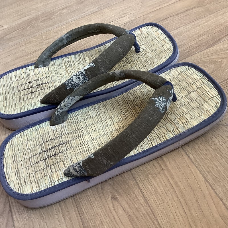 Straw Sandals - Etsy