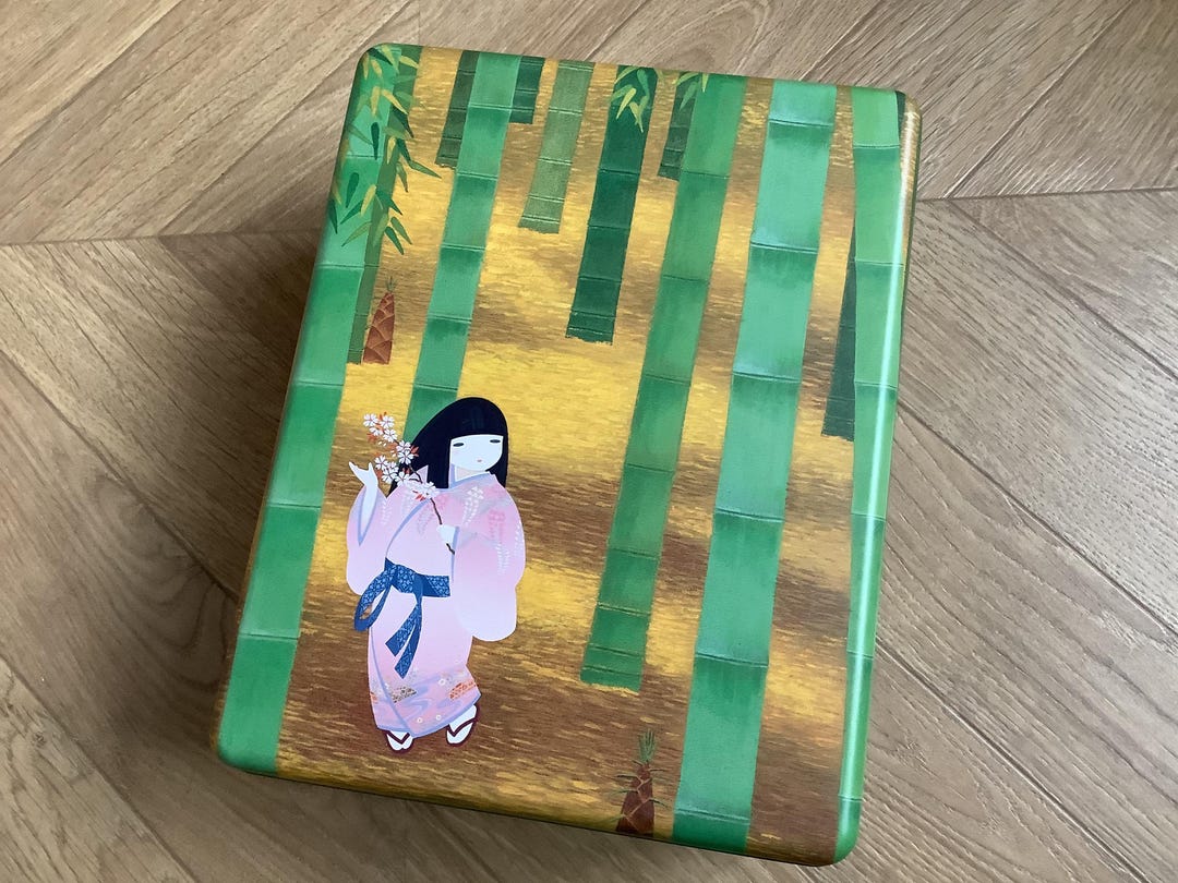 Vintage Japanese Tin Box, Vintage Storage Tin Box - Etsy