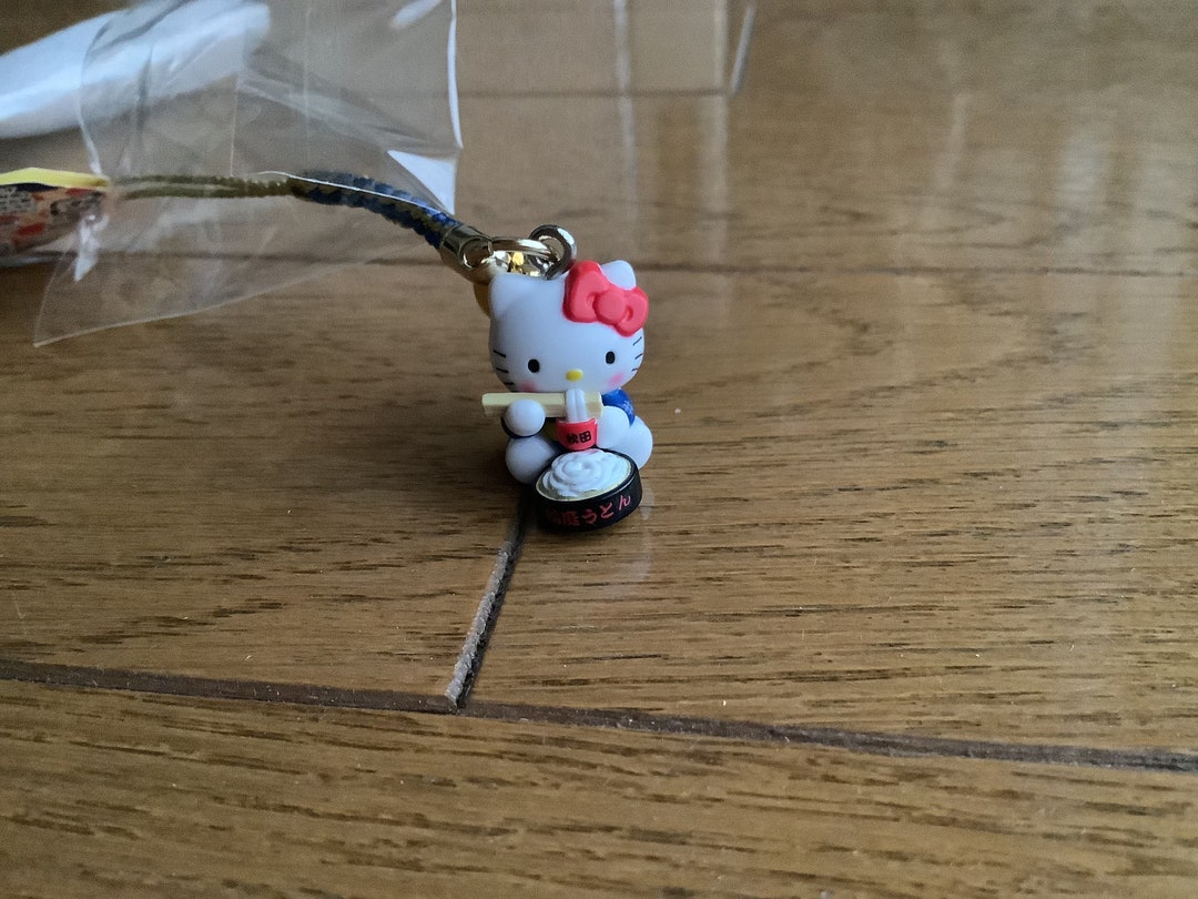 Hello Kitty Eats Udon Noodle Wallet, Bag, Key Charm - Etsy