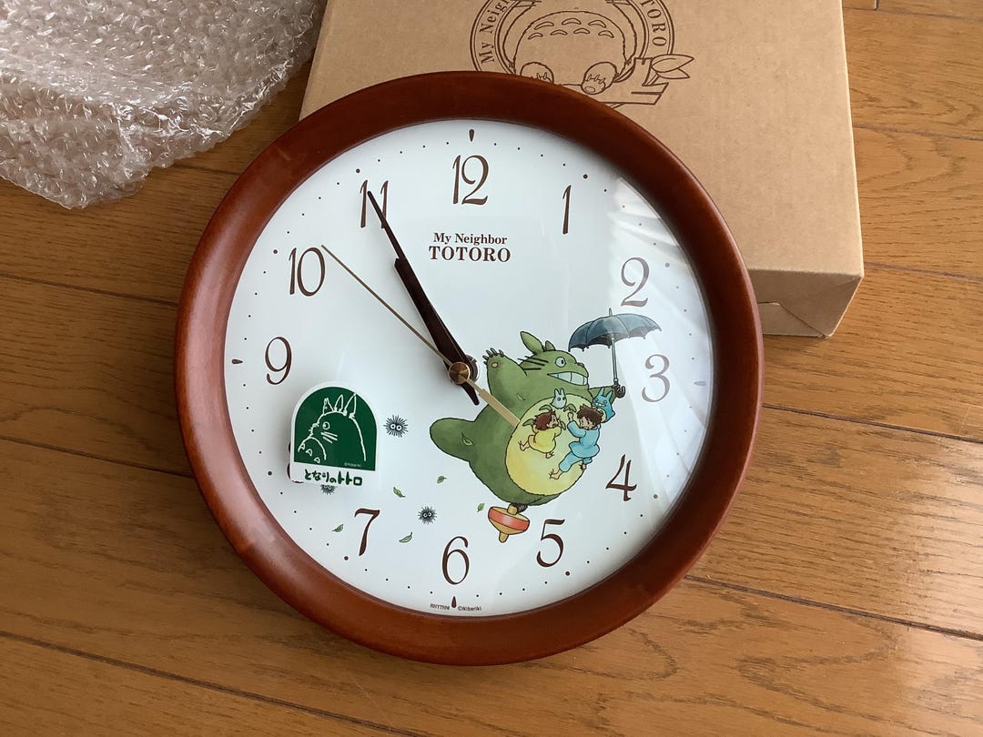 My Neighbor Totoro Wall Clock - Etsy