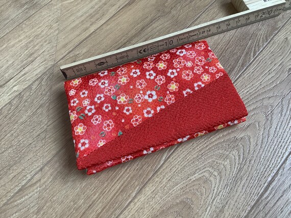 Japanese chirimen charming tissue paper holder, pouch - Gem