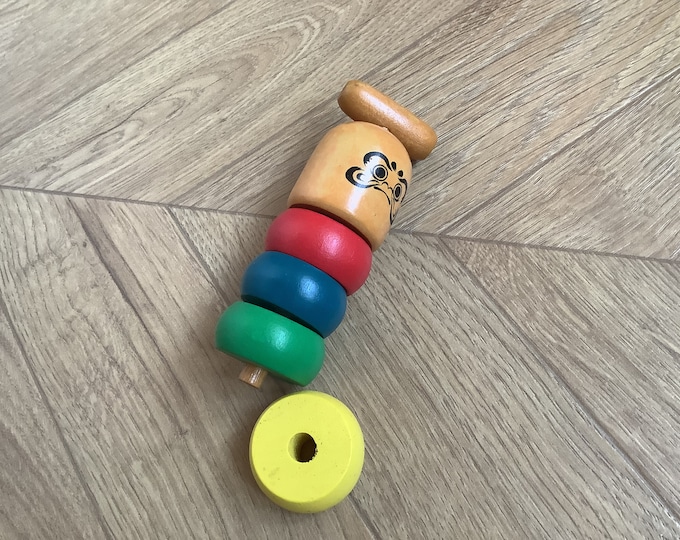 Small Daruma Otoshi, Japanese Traditional Wooden Toy - Etsy