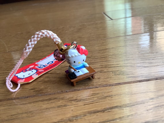 Vintage Hello Kitty writting Calligraphy netsuke char… - Gem