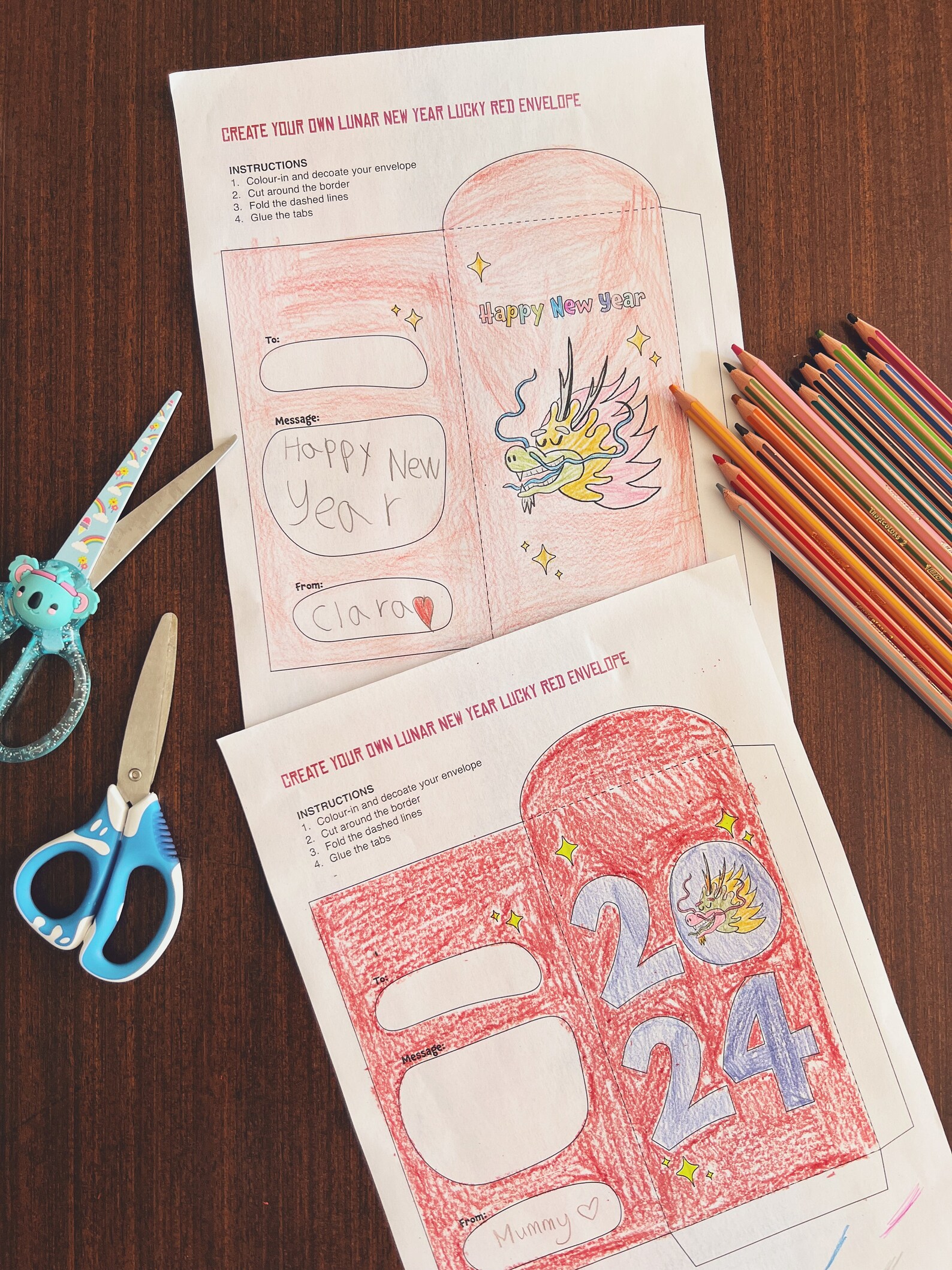 Lucky Red Envelope Printables for Lunar New Year *2025 UPDATED With ...