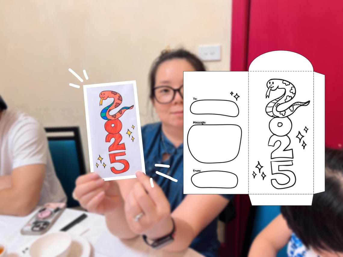 Lucky Red Envelope Printables for Lunar New Year *2025 UPDATED With ...