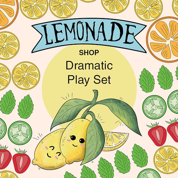 Printable Lemonade Stand Dramatic Play Pretend Play Set - Etsy España