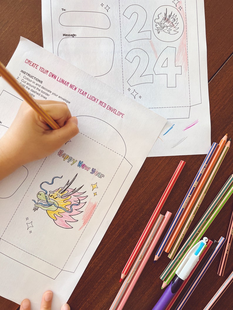 Lucky Red Envelope Printables for Lunar New Year *2025 UPDATED With ...