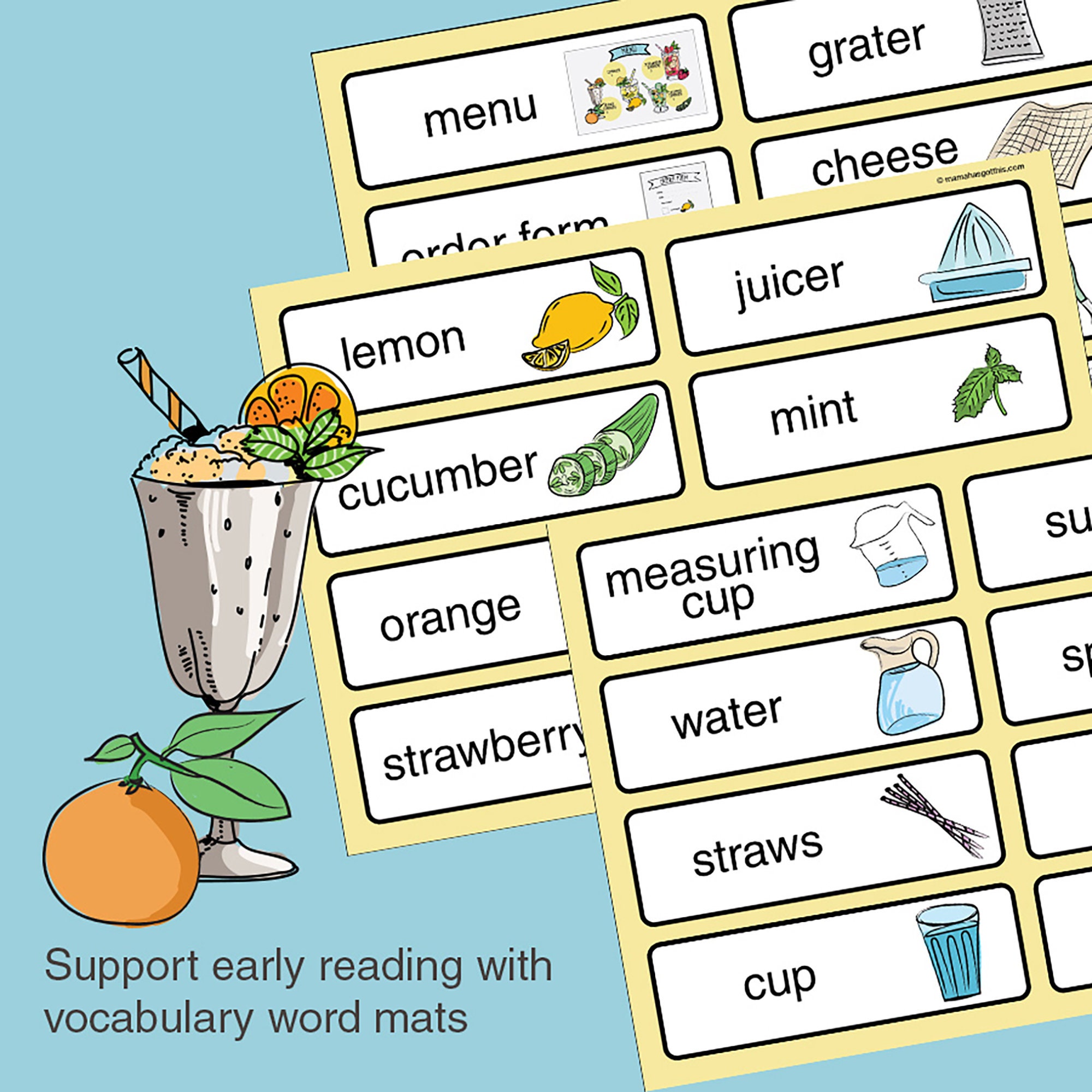 Printable Lemonade Stand Dramatic Play Pretend Play Set - Etsy