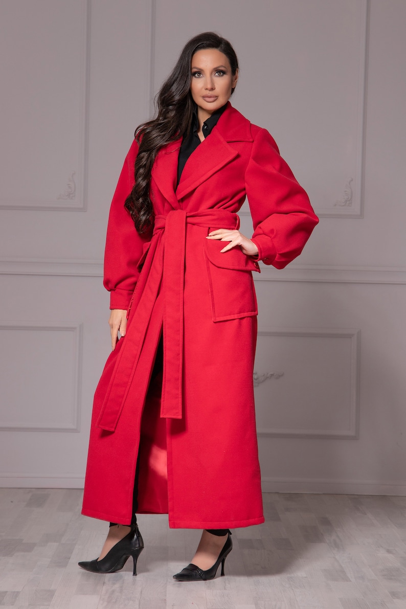 Custom Wool Coat Belt, Navy Blue Trench Coat Belt, Black Wrap ...