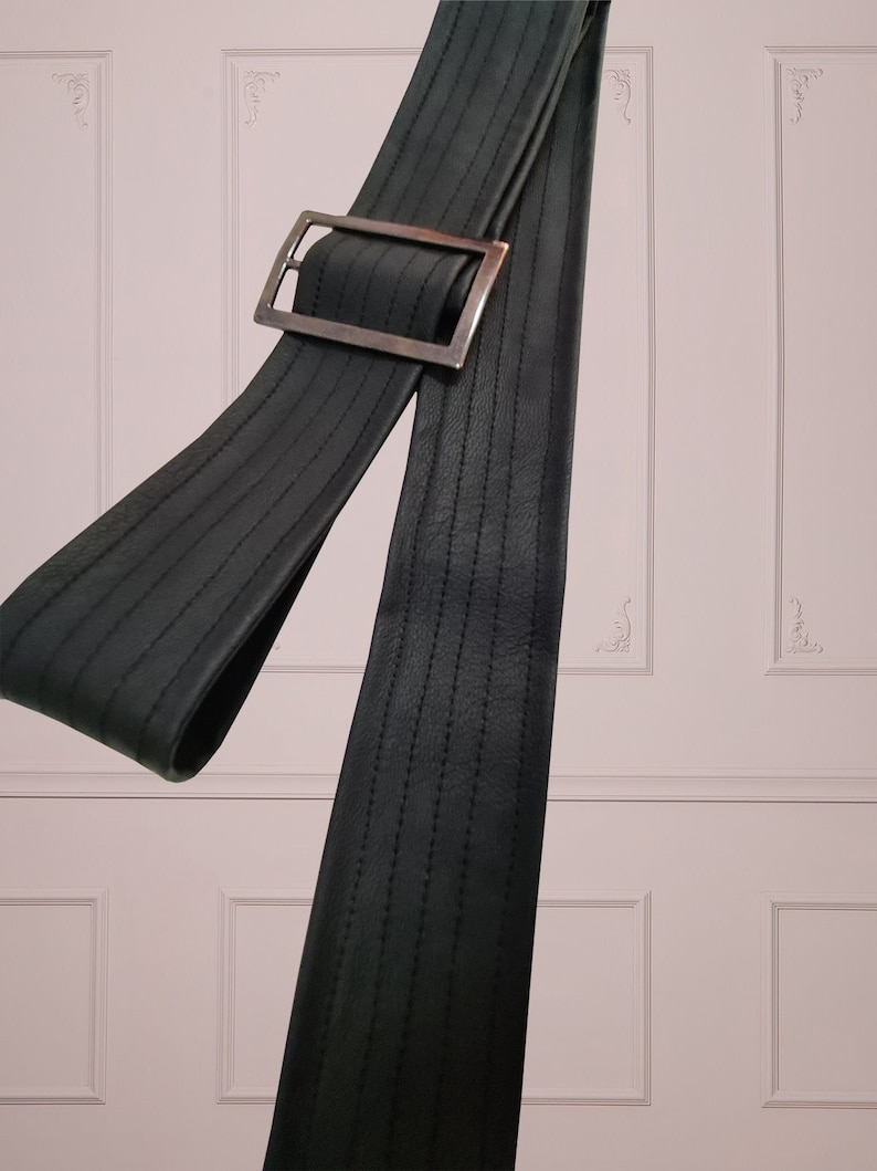 Eco Leather Belt With Buckle, Trench Coat Replacement Belt, Self Tie ...