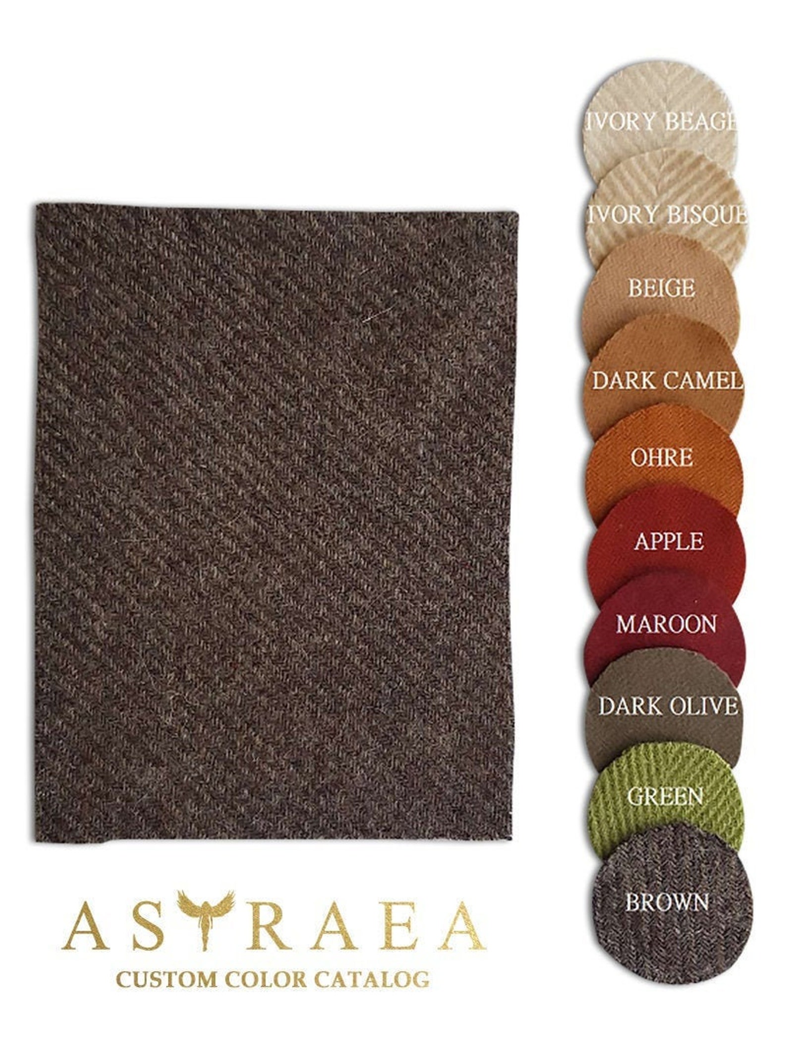Wool Cashmere Coat Samples Select up to 5 Colors, Wool Fabric Swatch ...