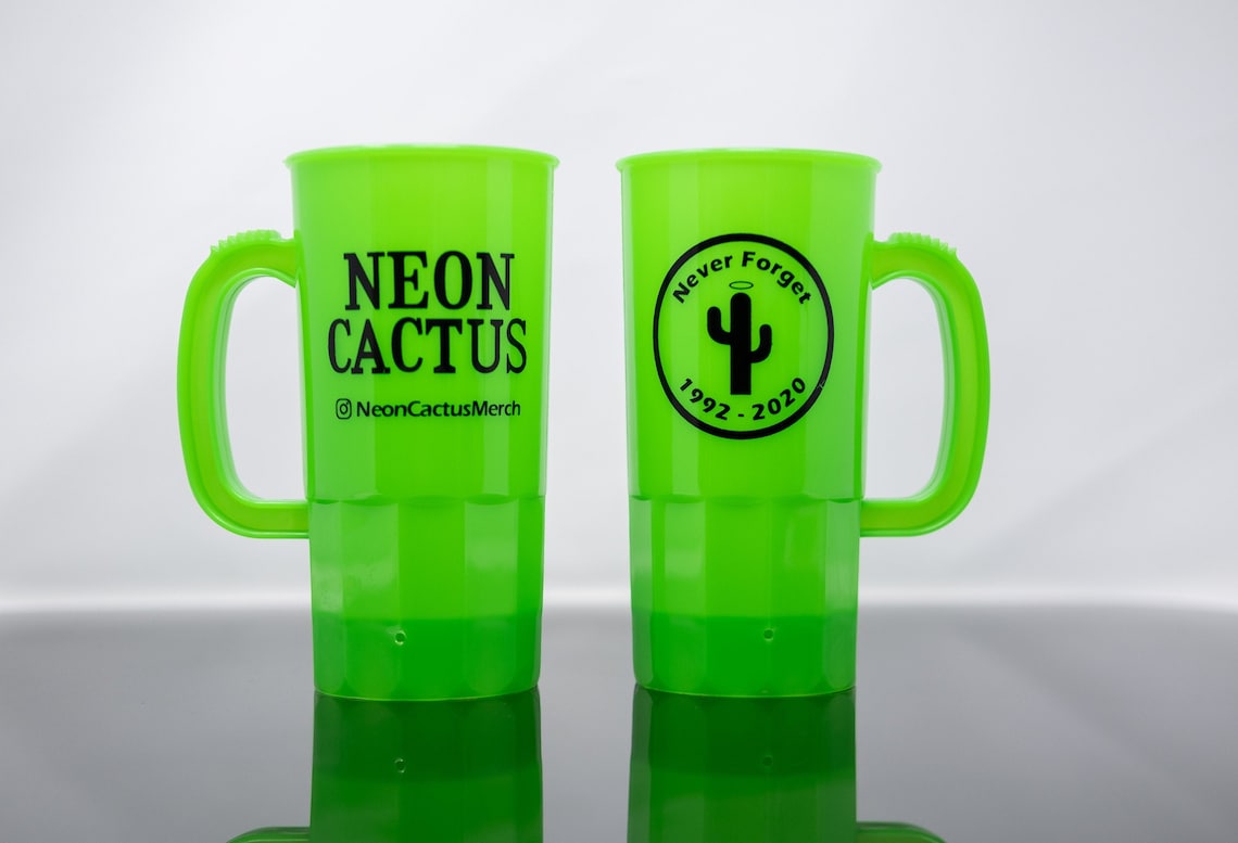 The Neon Cactus Cup Support Neon Cactus LLC Boiler Cup | Etsy