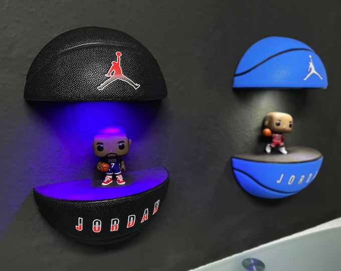 LED Shelf Basketball Jordan, NBA, Shoe Rack, Bulls, Lakers, Lebron ...