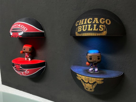 LED Shelf Basketball Chicago Bulls NBA Shoe Rack Lebron - Etsy
