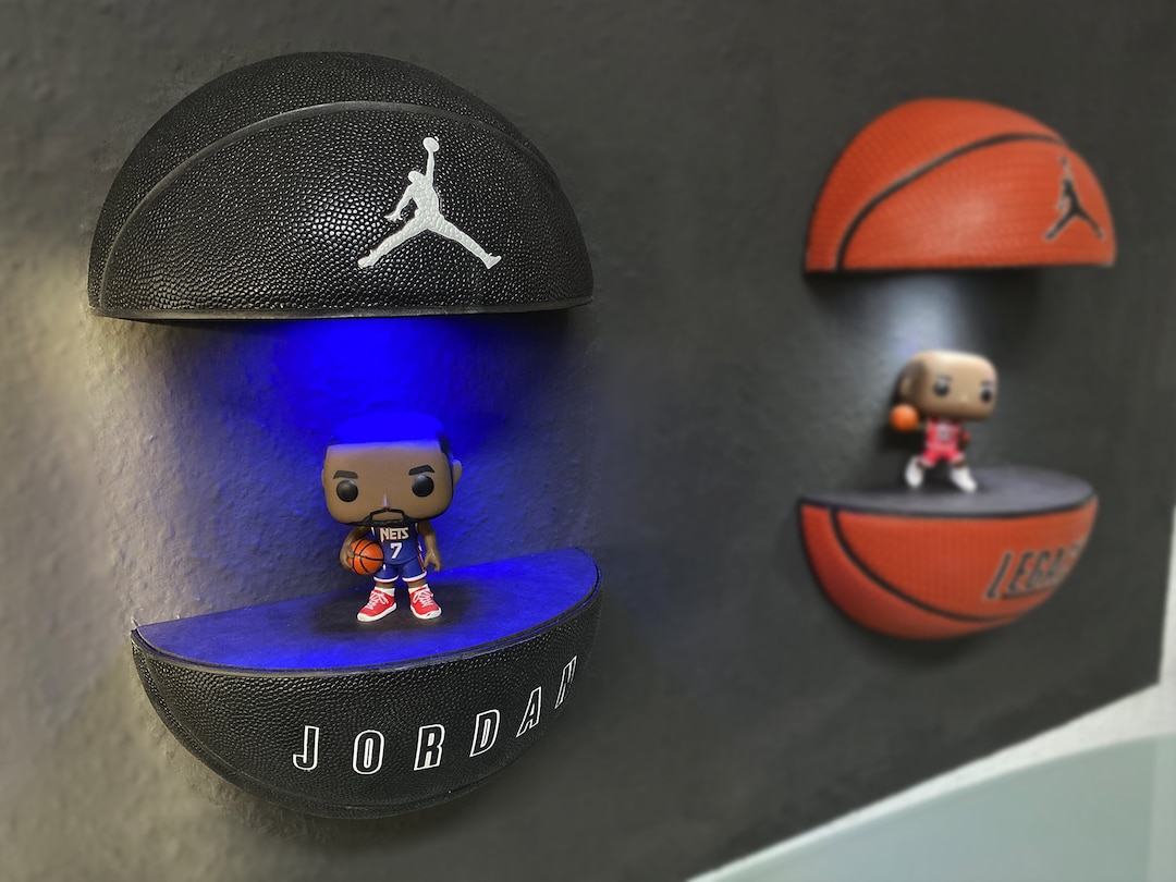 LED Shelf Basketball Jordan, NBA, Shoe Rack, Lakers, Lebron, Michael ...