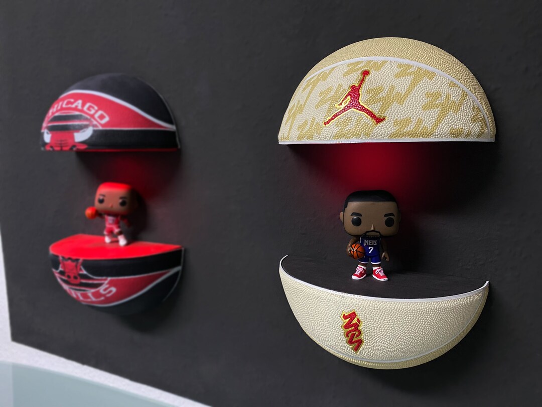 LED Shelf Basketball Jordan, NBA, Shoe Rack, Lakers, Lebron, Michael ...