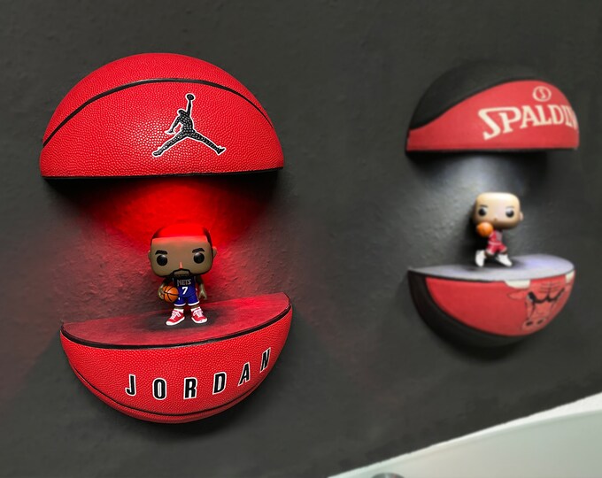 LED Shelf Basketball Jordan, NBA, Shoe Rack, Lakers, Lebron, Michael ...