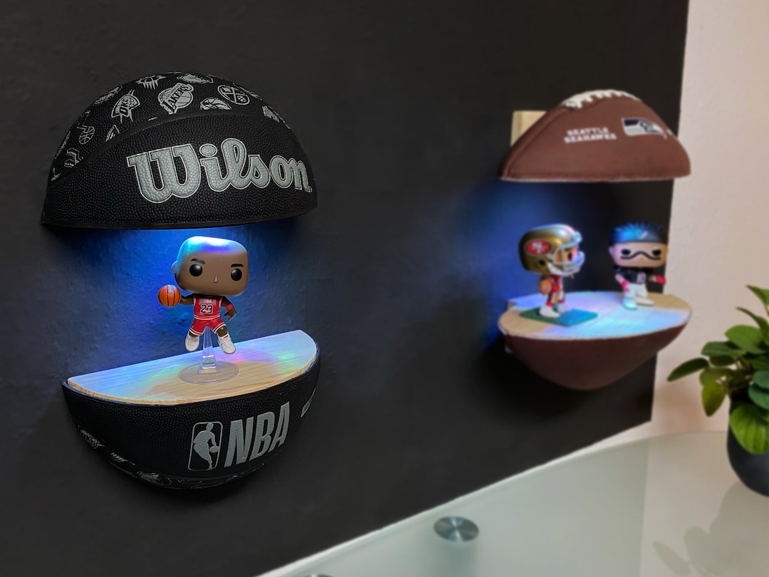 LED Shelf Basketball NBA Wilson Teams, Sneakers, Celtics, Shoe Rack ...