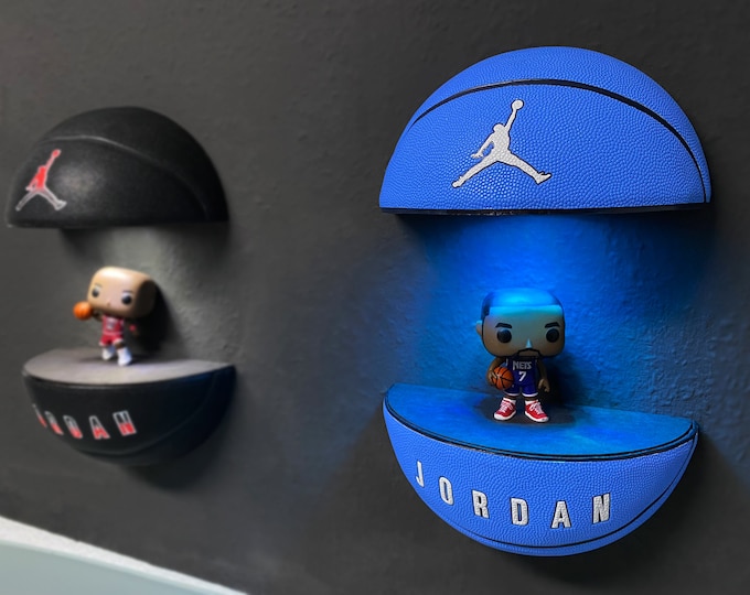 LED Shelf Basketball Jordan, NBA, Shoe Rack, Bulls, Lakers, Lebron ...