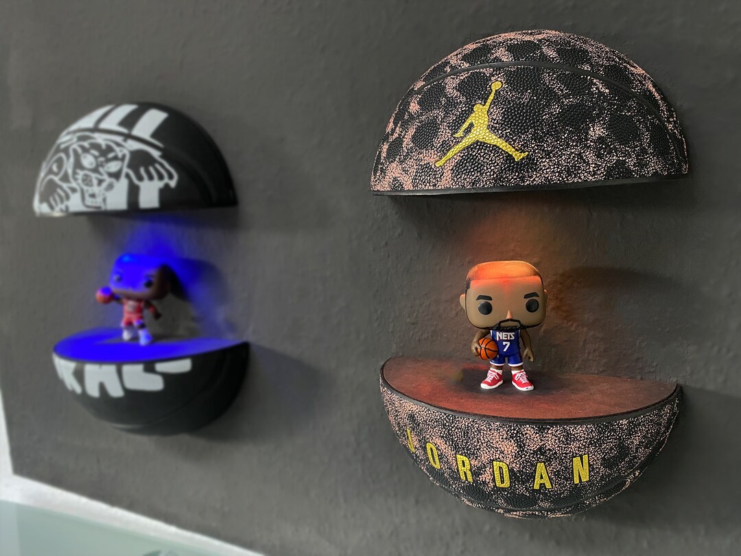 LED Shelf Basketball Jordan, NBA, Shoe Rack, Bulls, Lakers, Lebron ...