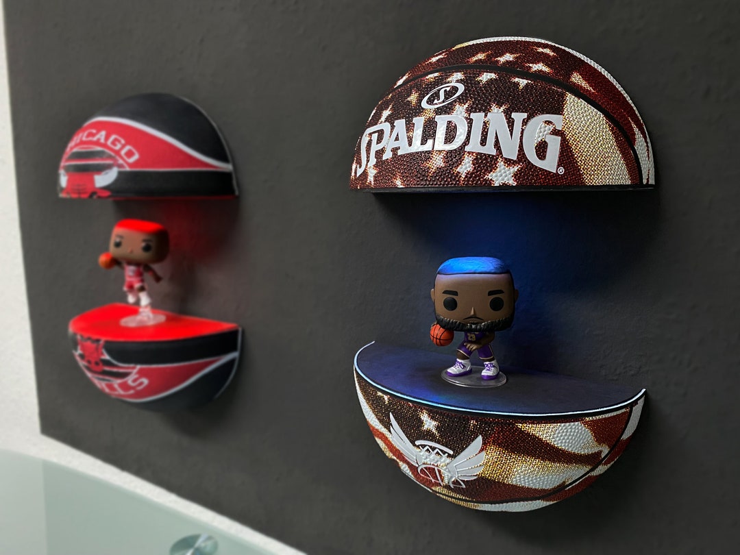 LED Shelf Basketball Stars and Stripes, USA, NBA, Shoe Rack, Lebron ...