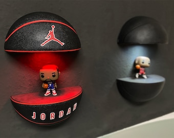 LED Shelf Basketball Jordan, NBA, Shoe Rack, Lakers, Lebron, Michael ...