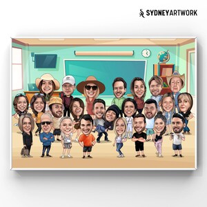 Bunnings Inspired Birthday Cartoon From Photo, Personalised Birthday ...