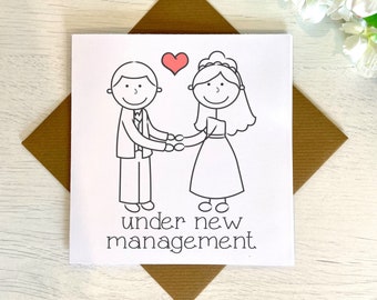 Stick Figure Card | Etsy