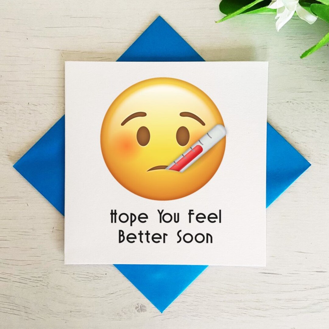 Hope You Feel Better Soon Card Get Well Soon Card Funny - Etsy