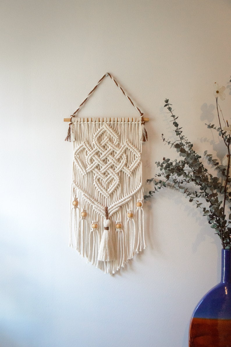 Celtic Knot Macramé Wall Art Hanging Made to Order Irish - Etsy