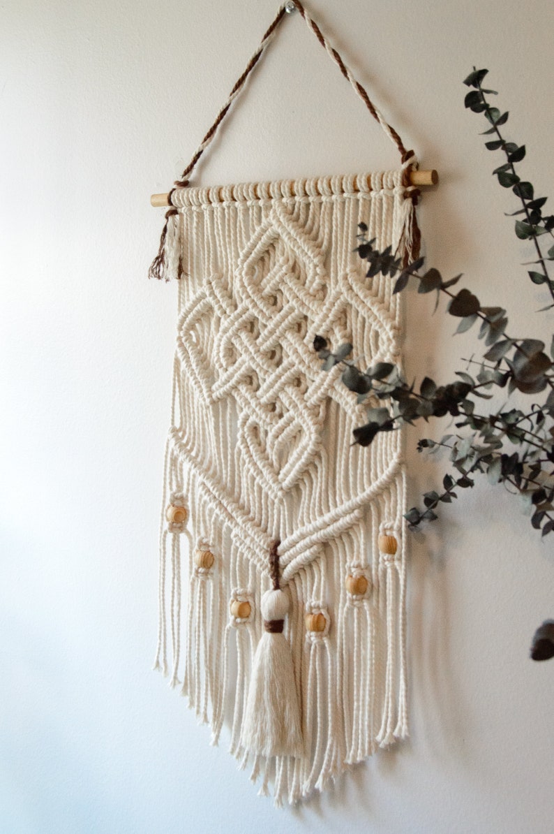 Celtic Knot Macramé Wall Art Hanging Made to Order Irish - Etsy