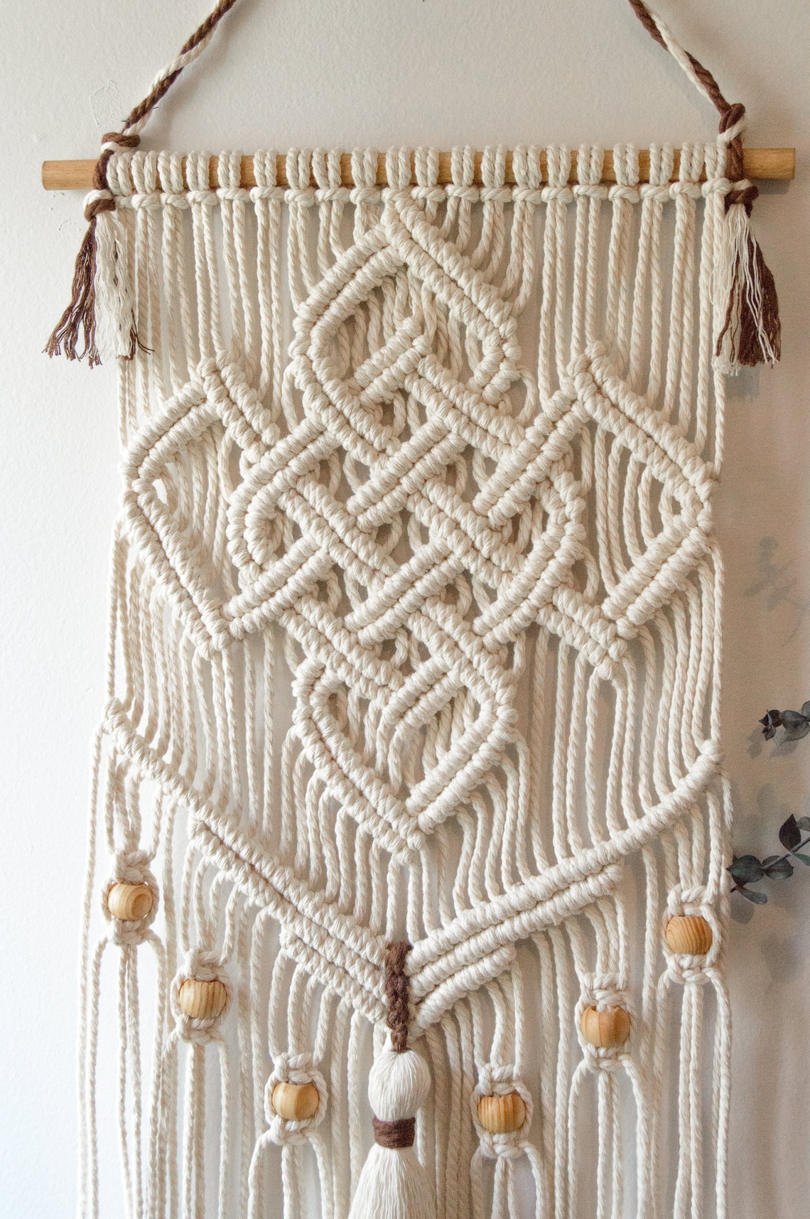Celtic Knot Macramé Wall Art Hanging Made to Order Irish - Etsy