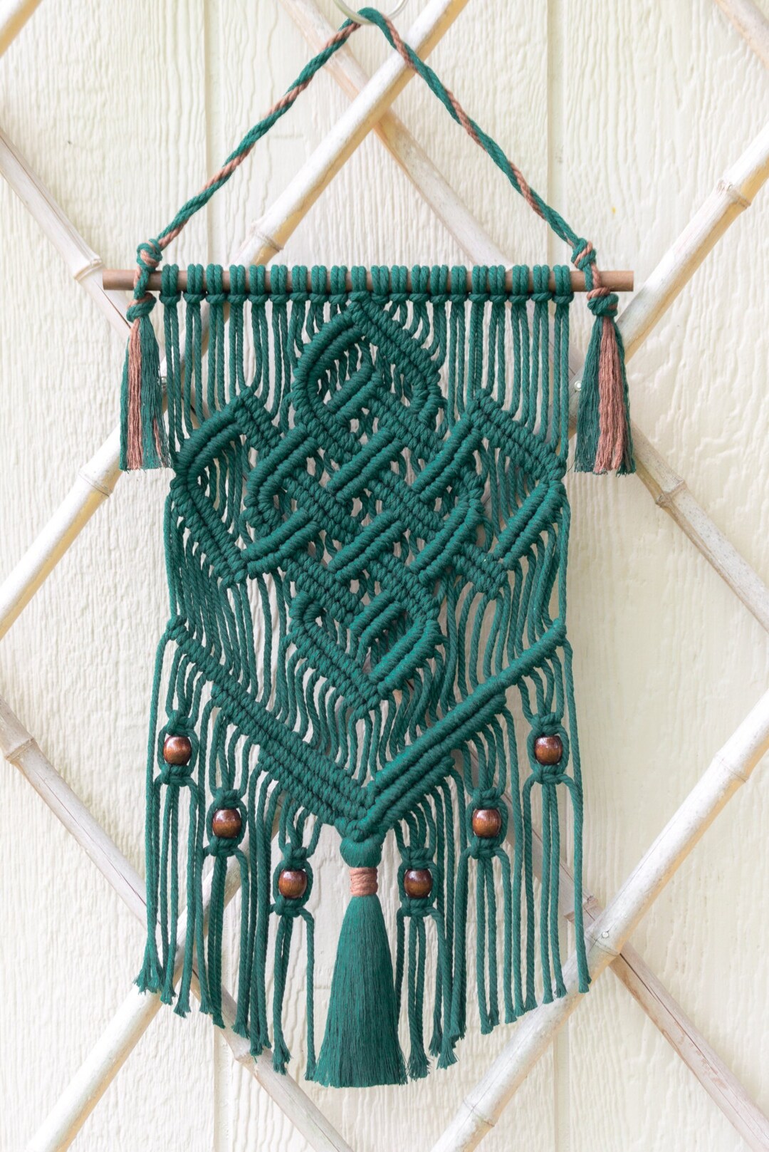 Celtic Knot Macramé Wall Art Hanging 2 Sizes Made to - Etsy