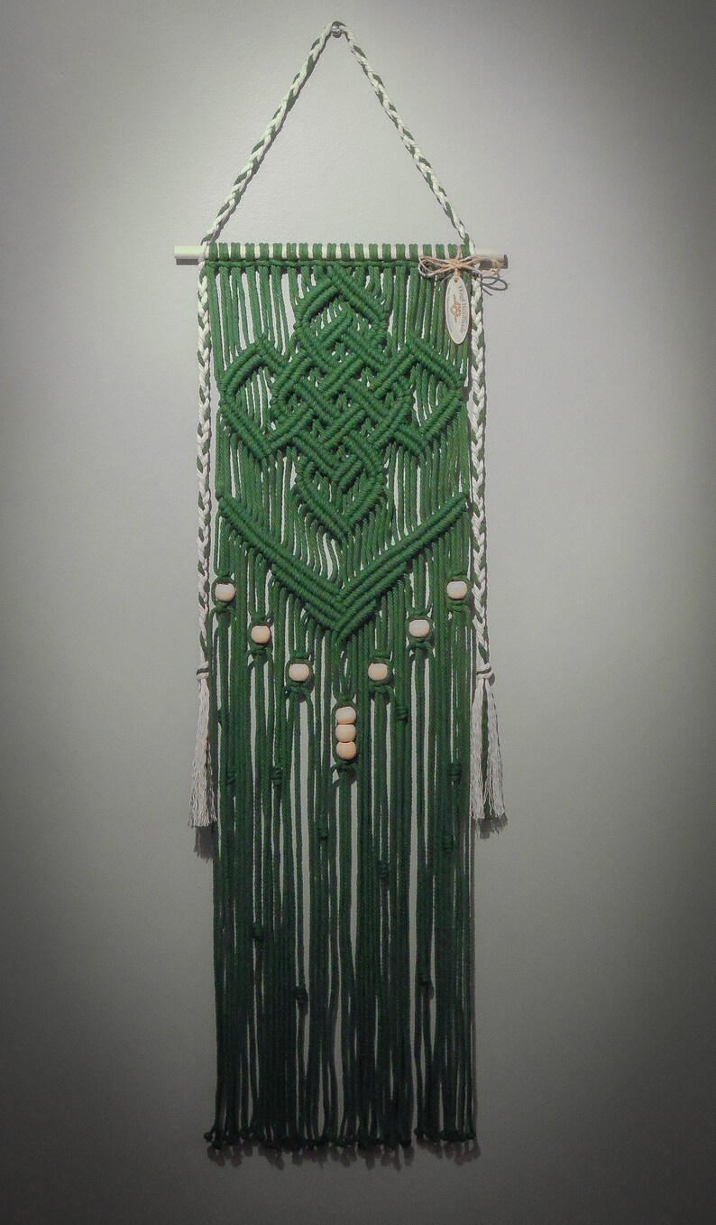 Celtic Knot Macramé Wall Art Hanging 2 Sizes Made to - Etsy