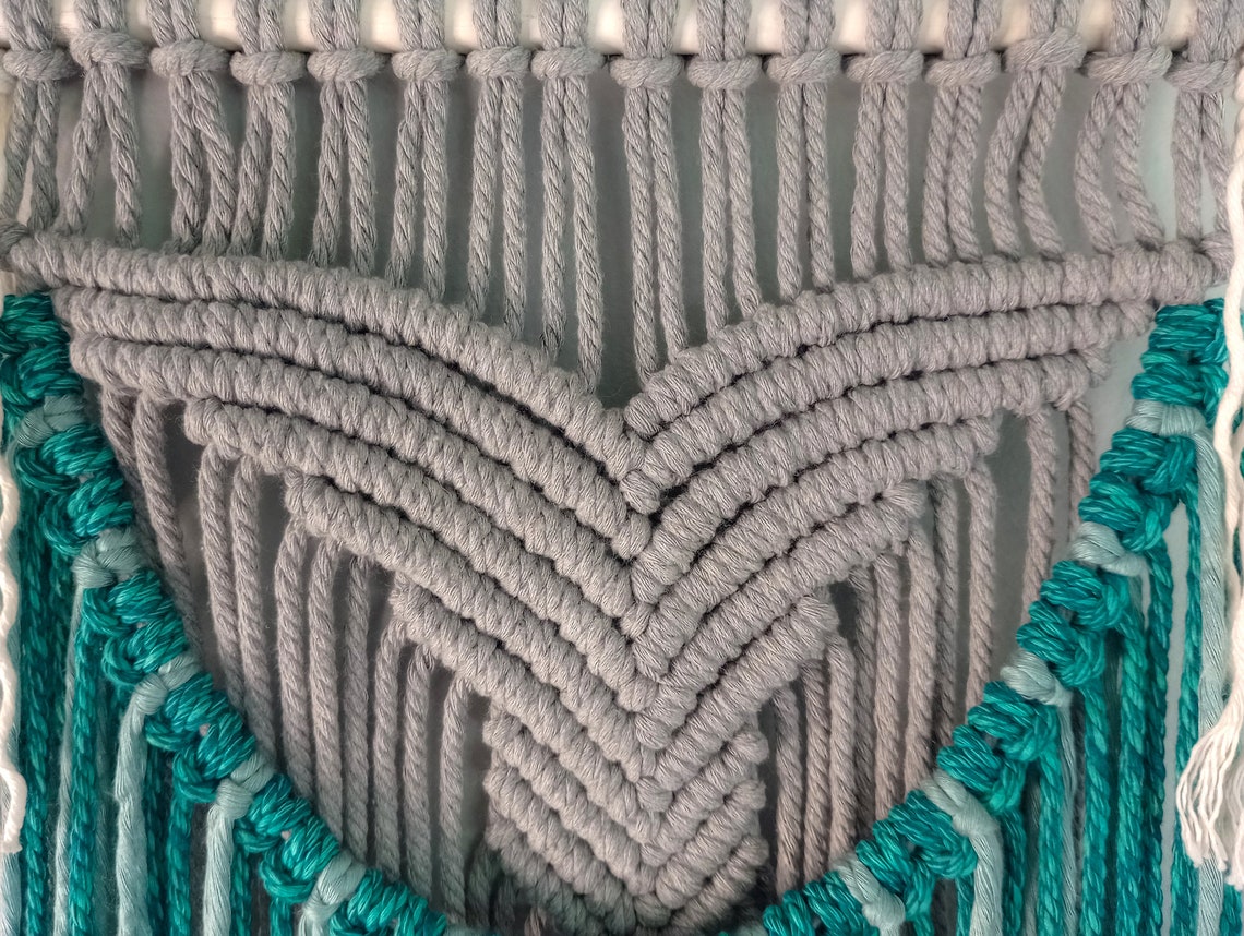 Whale Tail Macramé Wall Art Hanging Ocean Wildlife School of - Etsy