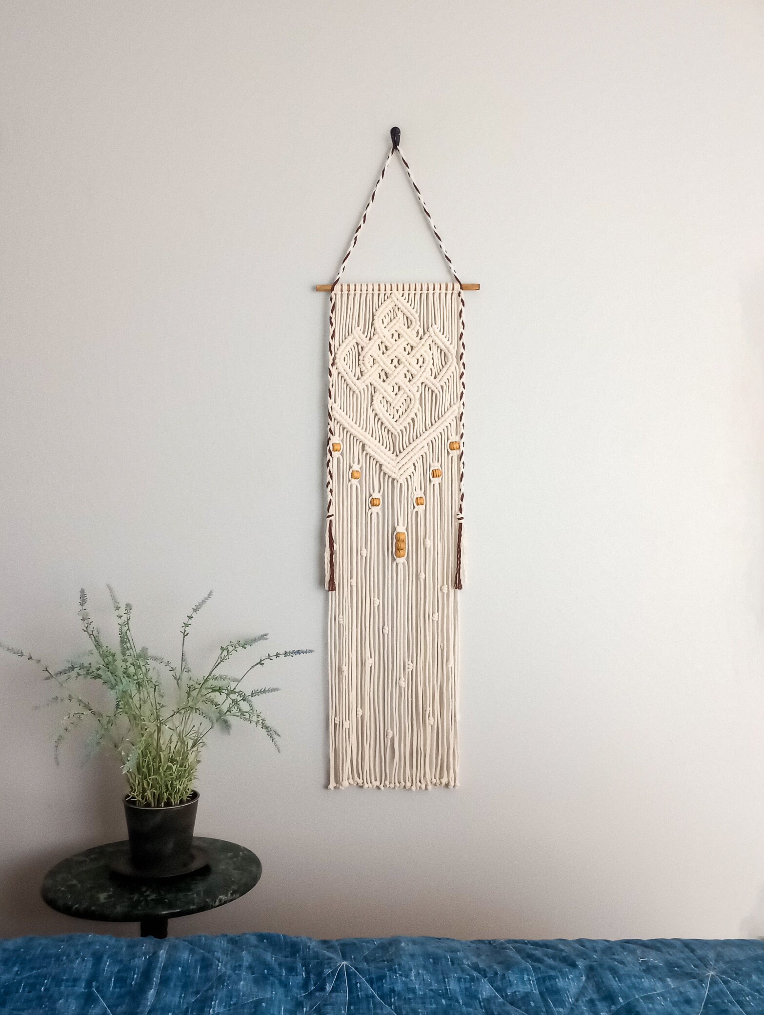 Large Celtic Knot Macramé Wall Art Hanging, Irish Home Wall Decor, St ...